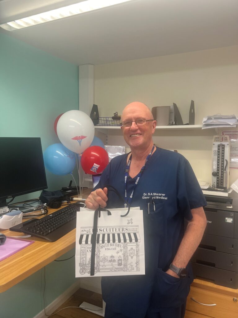 Dr Shearer – Celebrating 40 years – Glenroyd Medical